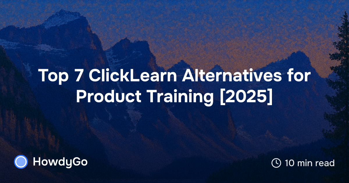 7 best ClickLearn alternatives for product training guides in 2025