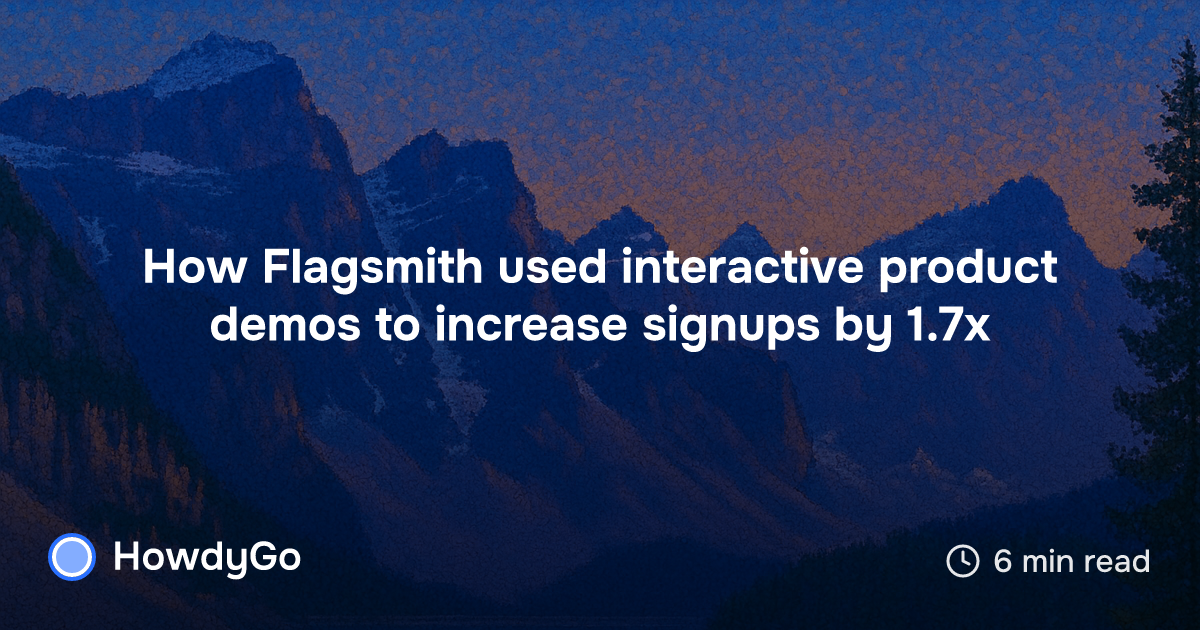 Flagsmith increased signups by 1.7x with interactive demos