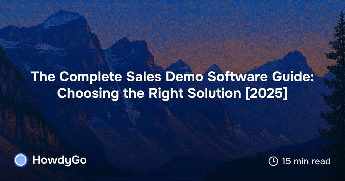 Sales Demo Software Guide: Find Your Perfect Match