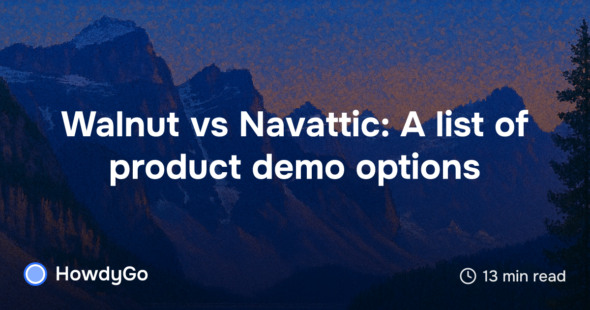 Walnut vs Navattic - Product demo options for 2025!